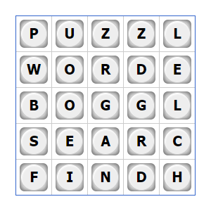Boggle - jeu en ligne de recherche de mots